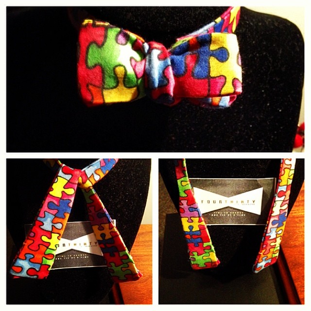 Autism Awareness Bowties to Help Jackson Autism Center
